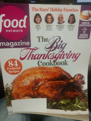 Food Network Magazine Thanksgiving CookBook 84 Foolproof Recipes | eBay