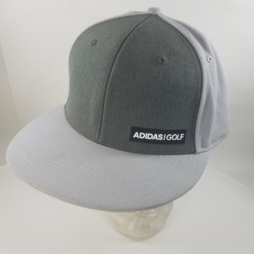 Adidas Golf Hat Cap Snap Back Adjustable Wide Brim Gray | eBay