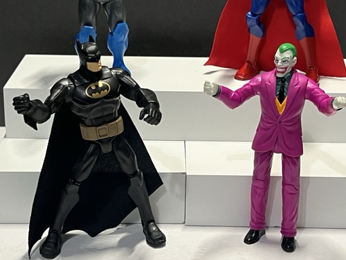 Mattel DC Comics • Action Figures • Mixed Lot of 4 Heroes & Villains ...