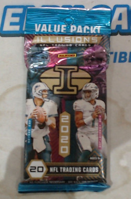 2020 Panini Illusions NFL Football Jumbo Value Pack Fat Pack Herbert ...