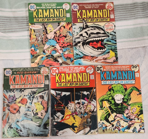 Kamandi The Last Boy On Earth DC Comics Lot Kirby Bronze Age # 9 12 22 ...