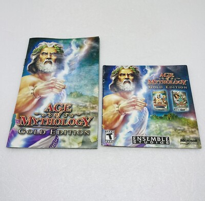 Age of Mythology: Gold Edition (PC, 2004) Product Key And Manual P4 ...