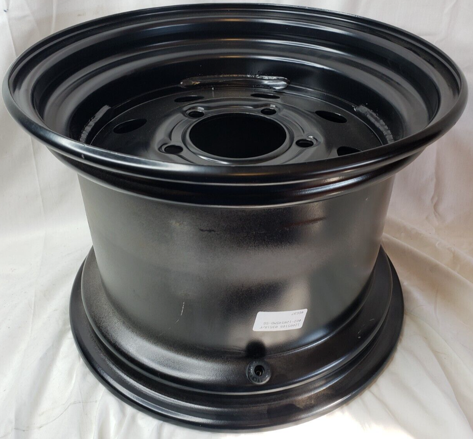 Spartan Riding Mower 5-Hole RIM WHEEL 12x7 5/4.5 Black Steel for zero ...