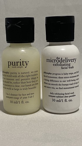 Philosophy The Clean Team Purity Face Wash Duo Purity + Microdelivery ...