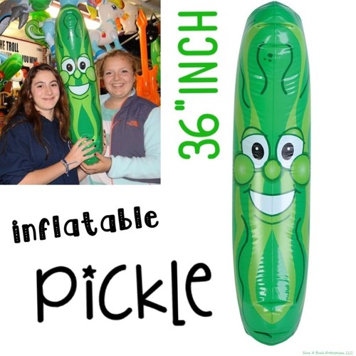 GIANT Inflatable Pickle Head - Beach Pool Float Noodle Gag Prank Joke ...