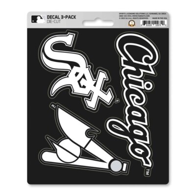 Chicago White Sox MLB Vinyl Die-Cut Sticker Set / Decal Sheet *Free ...