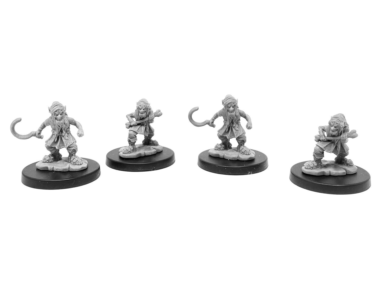 Red Cap Set Lot of 4 Dungeons and Dragons Miniatures DnD Minis 28mm ...