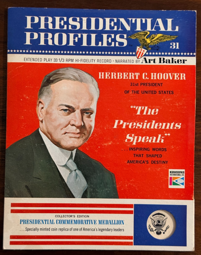 PRESIDENTIAL PROFILES - Herbert C. Hoover EP HiFi Record | eBay