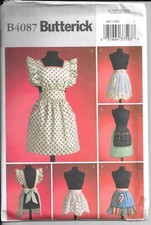 2008 Butterick Country Apron Sewing Pattern B4087 Uncut for sale online ...