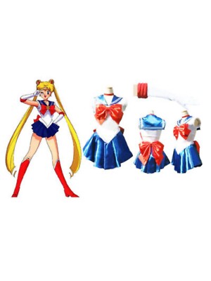 Sailor Moon Costume Cosplay Uniform Fancy Dress Up Sailormoon Outfit ...