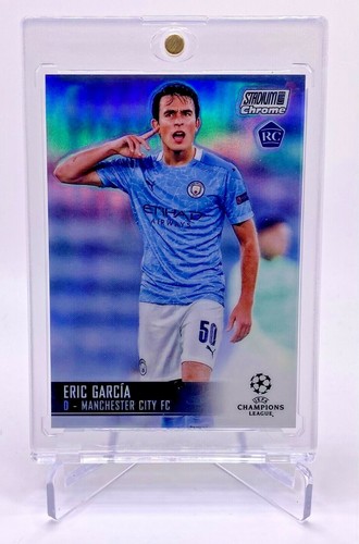 2020-21 Eric Garcia Topps Stadium Club Chrome Refractor Manchester City ...