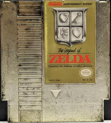 Legend of Zelda Gold - NES Game- Acceptable | eBay