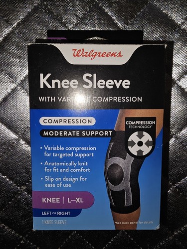 Walgreens Sleeve with Variable Compression Moderate Support Size L-XL ...
