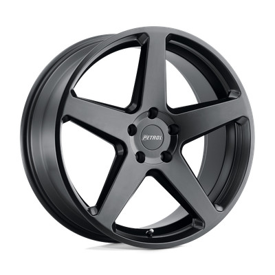 (SET 4) Petrol P2C 18x8 5x105 40mm Semi Gloss Black Wheels | eBay