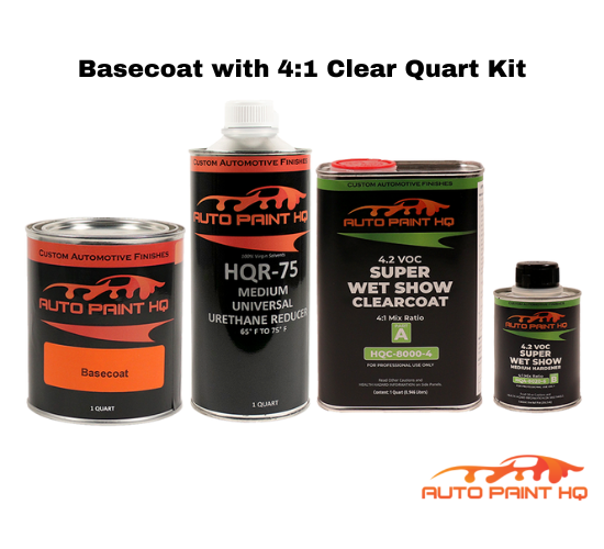 GM WA8624 Olympic White Basecoat Clearcoat Quart Complete Paint Kit | eBay