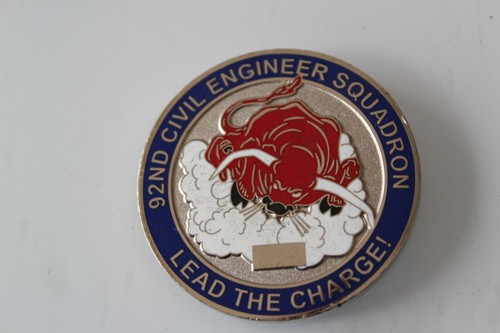USAF Air Force 92ND Civil Engineer Squadron Challenge Coin | eBay