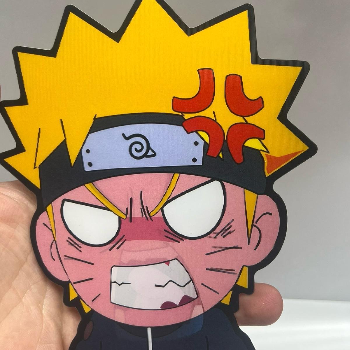 Naruto Shippuden Anime 3D Lenticular Decal Sticker - Holographic ...