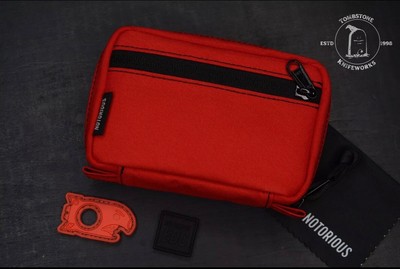 Notorious EDC “All Good” Pouch Red w/ Red Beer Bomb & B/O Notorious EDC ...