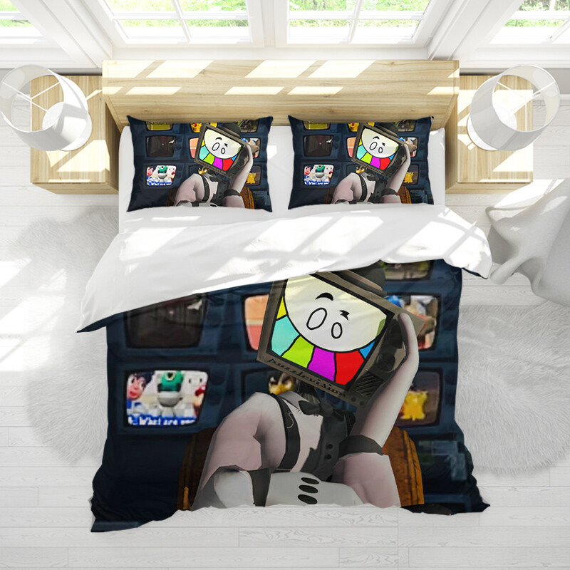 3pc/set SMG4 Mr.Puzzles Print Bedding Cotton Bedspreads Duvet Covers ...