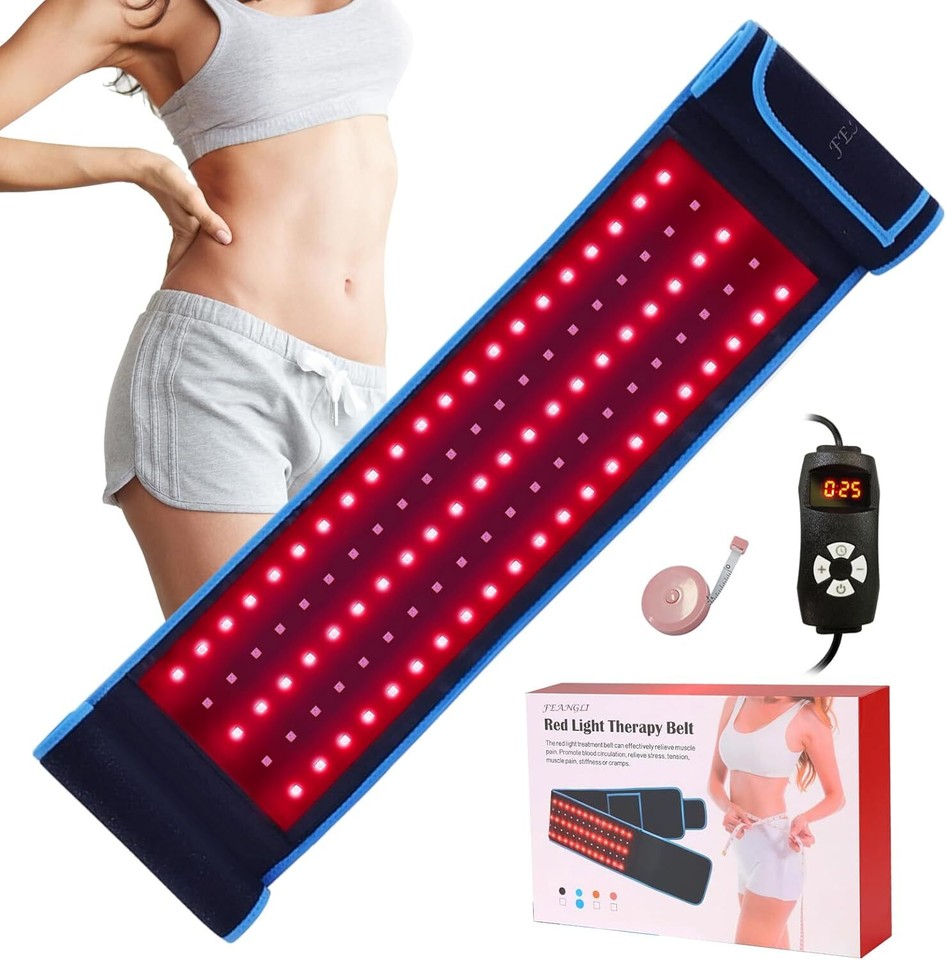 Laser Lipo LED Red Light Therapy Belt Pain Relief Near Infrared Weight ...