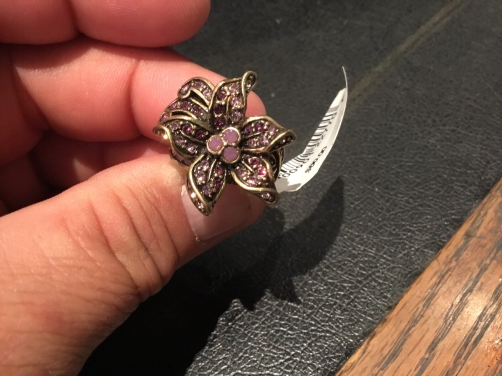 NWT $60 AUTHENTIC & SIGNED HEIDI DAUS (5) SHADES OF AMYTHIS CRYSTAL ...