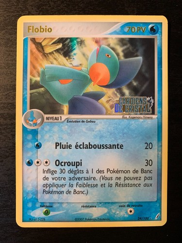 Carte Pokémon REVERSE Flobio 24/100 EX Gardiens de Cristal Bloc EX ...