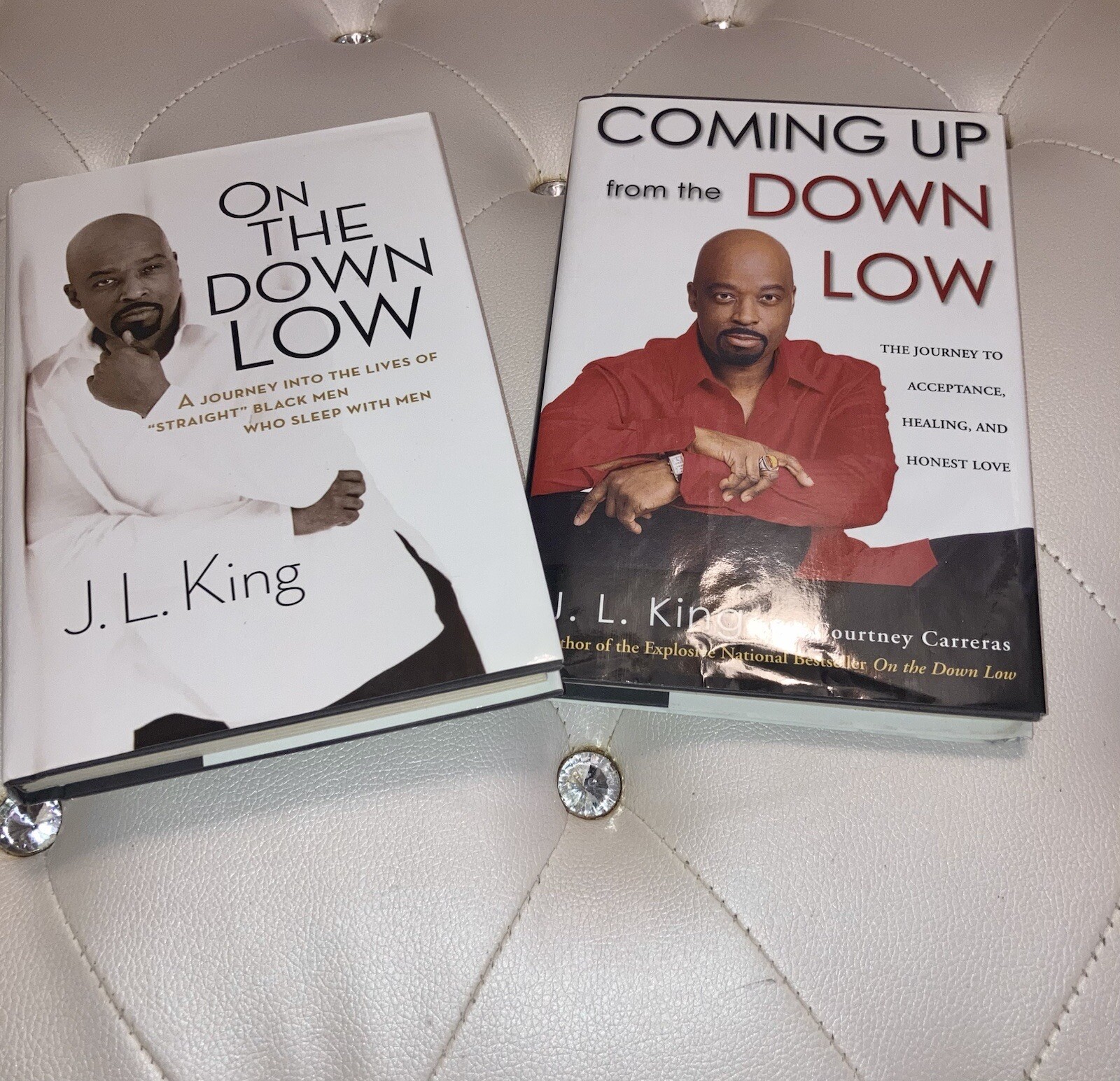 Lot of 2 Books On the Down Low & Coming Up from the Down Low by J. L ...