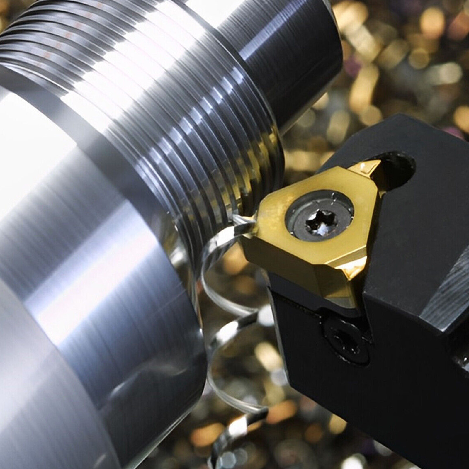 Lathe Carbide Inserts Tool & Holder Wrench Mini Lathe Set Turning ...