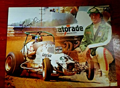 1977 Larry Rice - Gatorade - Midget Auto Racing - Signed - Racin ...