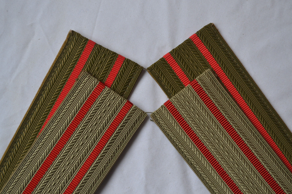Soviet Army Shoulder Boards Lot 6 pairs USSR straps officer military ...
