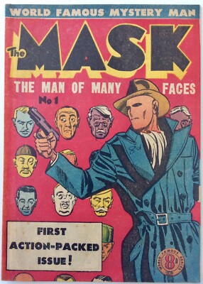 THE MASK # 1 LARRY HORAK AUSTRALIAN DRAWN GOLDEN AGE COMIC ATLAS | eBay