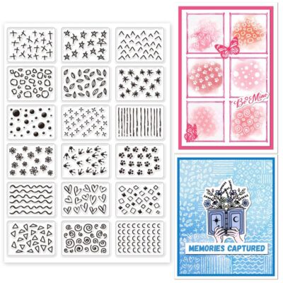 Mini Marks Pattern Clear Stamps Background Rubber Clear Stamps Star ...