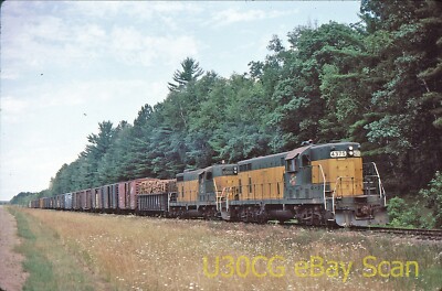 M Original Slide - C&NW Chicago & Northwestern GP7u 4375 E of ...