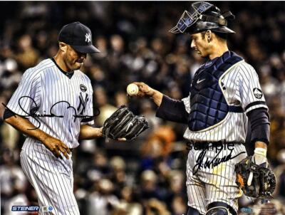 MARIANO RIVERA JORGE POSADA REPRINT 8X10 PHOTO SIGNED AUTOGRAPHED NY ...