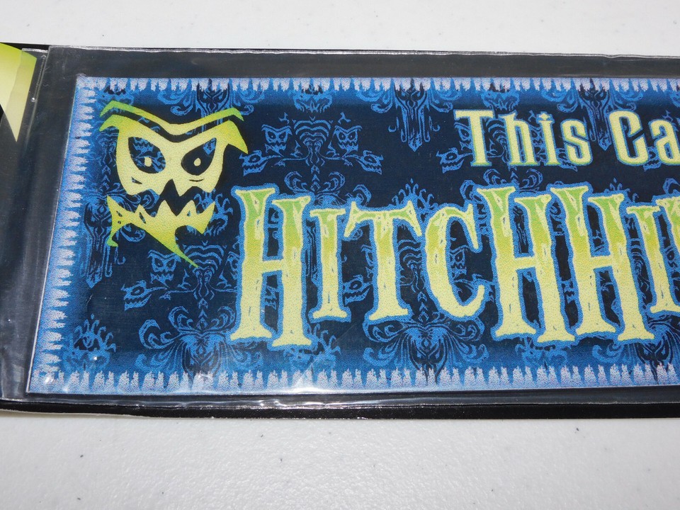 2004 Disney World Bumper Sticker Magnet HAUNTED MANSION Hitchhiking ...
