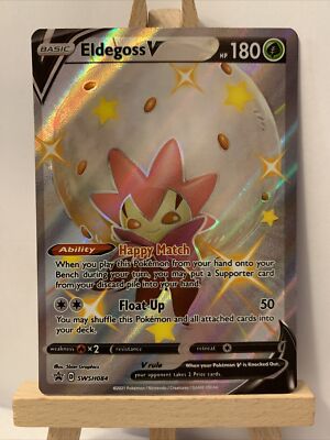 Eldegoss V SWSH084 Shining Fates Full Art Black Star Promo Pokémon TCG ...