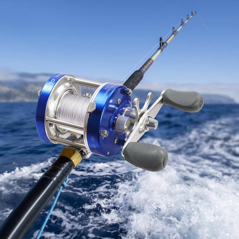 Conventional Reel Round Baitcasting Reel for Catfish, Baitcasting ...