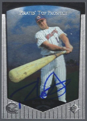 Ron Wright 1998 SP Top Prospects Baseball #98 IP autograph signed card ...
