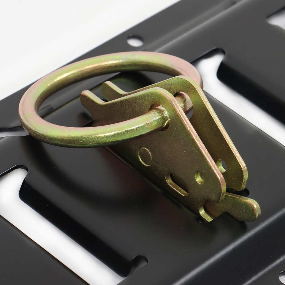 5' E Track Rails Enclosed Cargo w/ Ratchet straps 4x E Track Tie Down ...