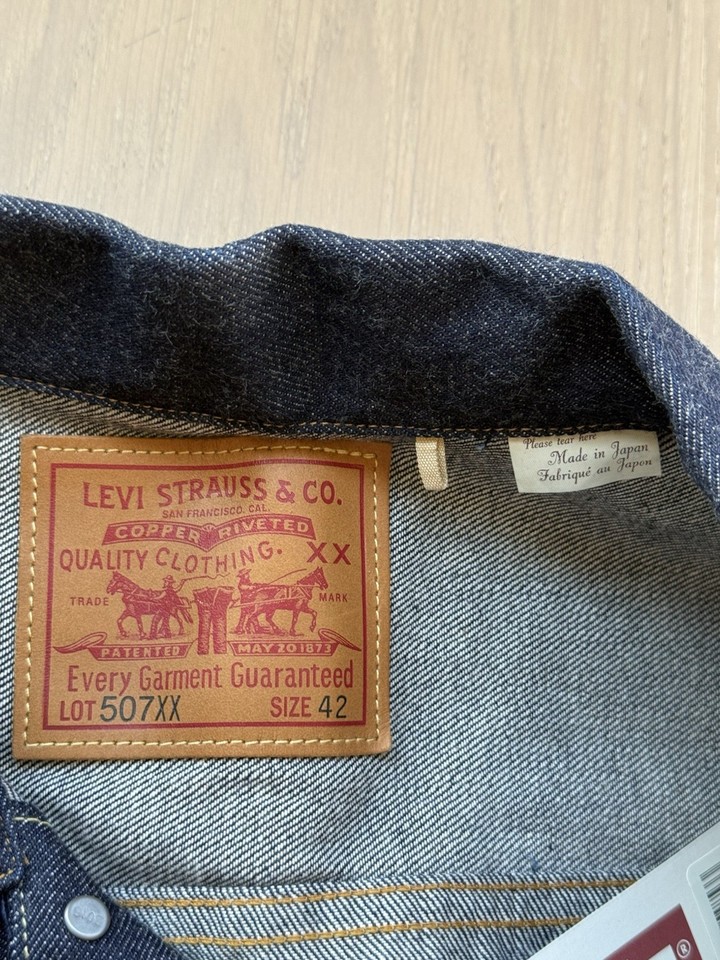 Brand New Levi's LVC Type II Jacket 506XX Men’s Sz 42 Made In Japan L ...