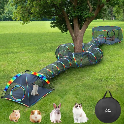 Outdoor Cat Enclosures for Cats Indoor, Patio Portable Mesh Cat Tent ...