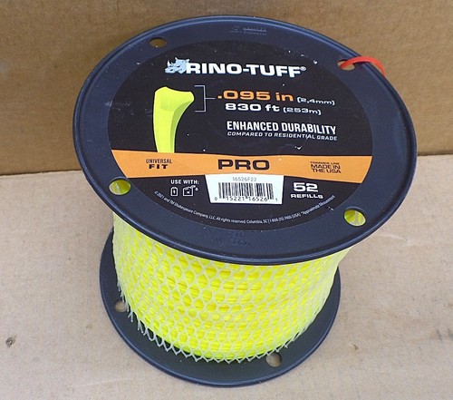 RINO-TUFF 16526 UNIVERSAL FIT .095" X 830 FT. PRO LINE WEED EATER ...