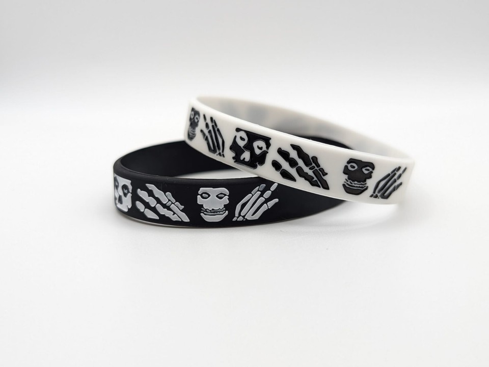 Rock Band Music Bracelets - MisFits Heavy Metal Silicone Bracelet Punk ...
