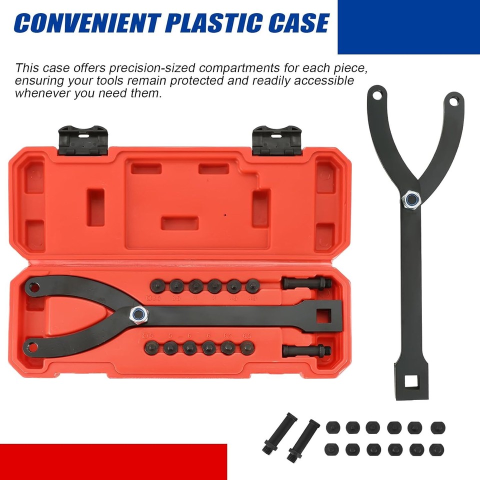 Spanner Wrench Spanner Wrench Set Variable Spanner Wrench Pins 15Pcs ...