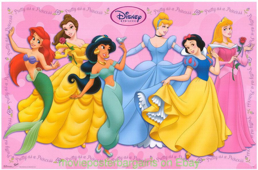 Vintage Disney Princess Posters Walt Disney Studios Vintage Cinderella