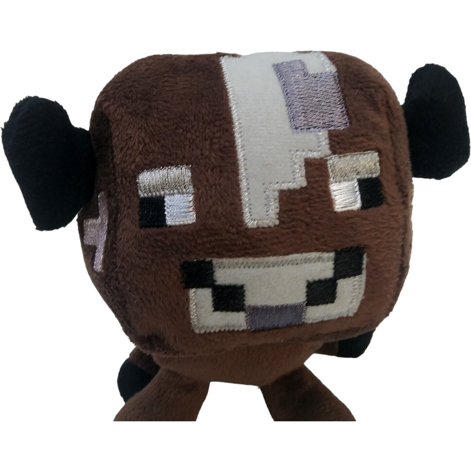 Minecraft Mojang Plush Lot of 3 Stuffed 7" Ocelot Cow Creeper Official ...