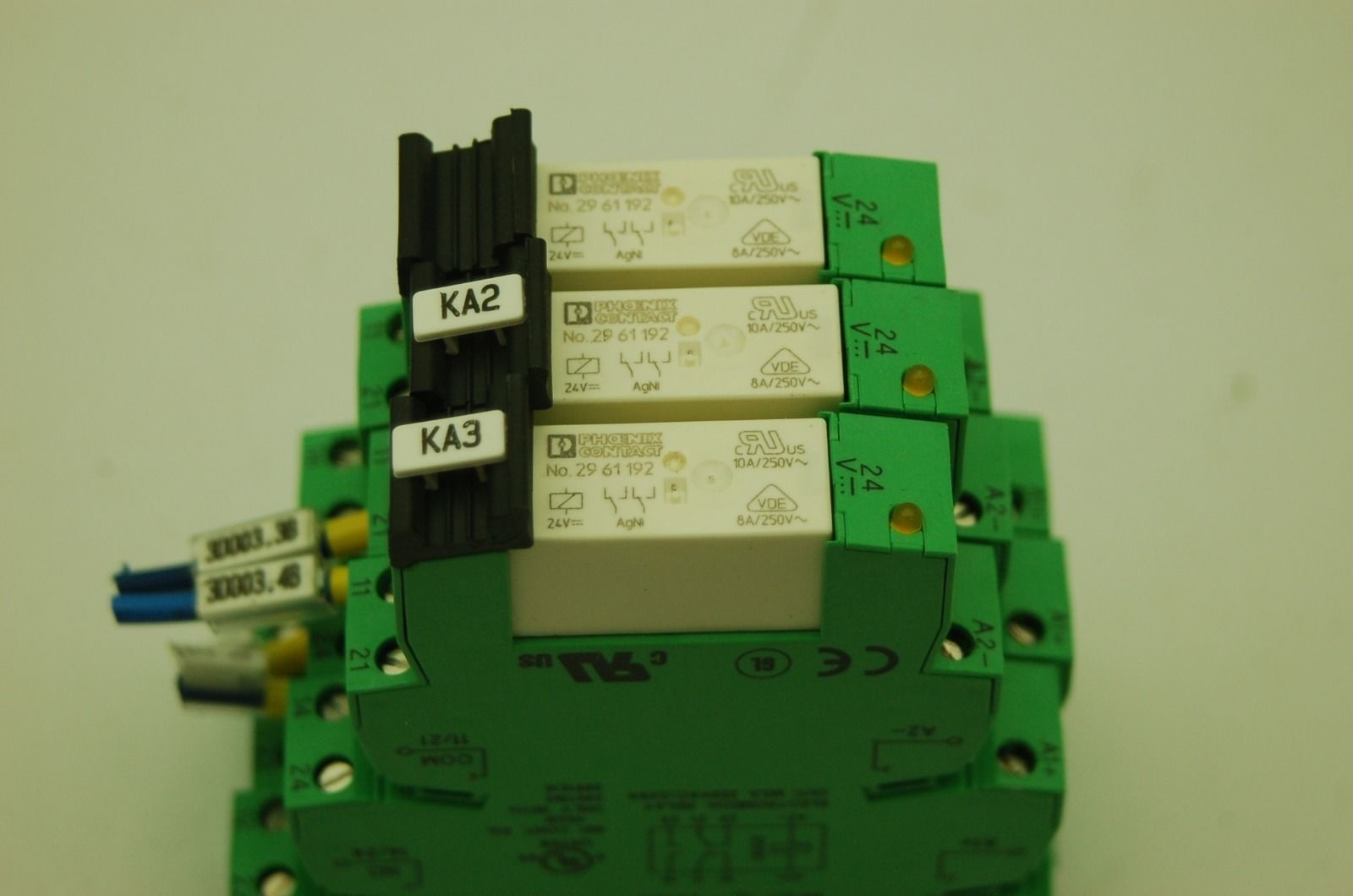 Phoenix Contact with Socket (LOT OF 3) ( No.2961192 ) ( PLC-BSC-24DC/21 ...