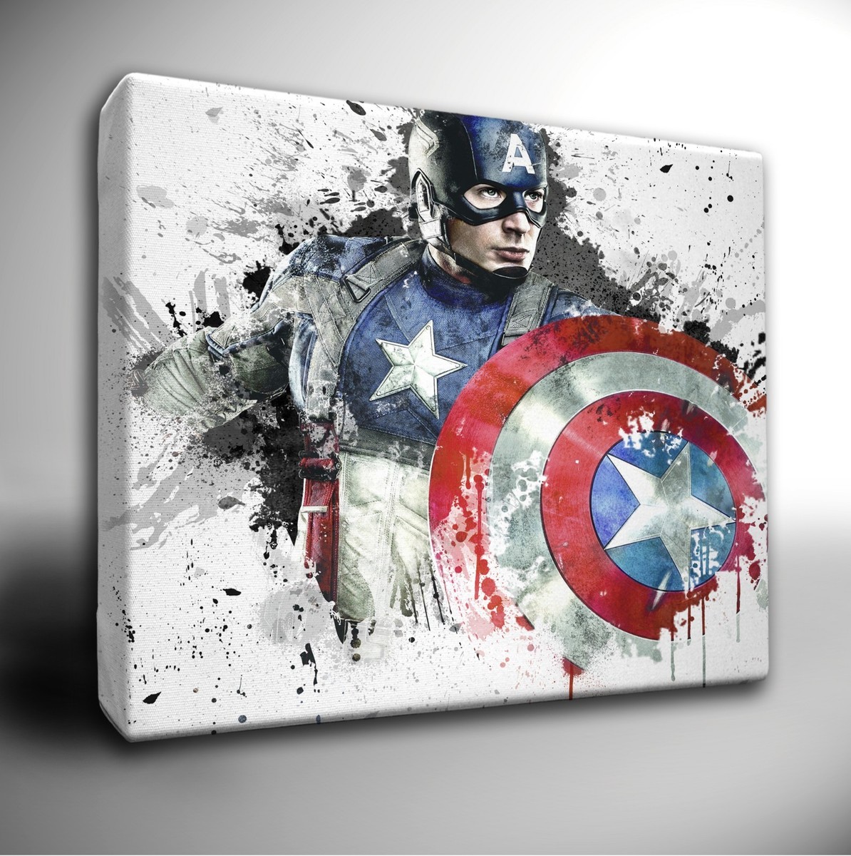 Superhero Splatter Art