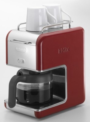 NEW DeLonghi kMix drip coffee maker 6 cups manufacturer Red CMB6-RD ...