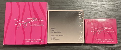 NEW Mary Kay Signature Custom Compact eye cheek color makeup QTY 3 ...
